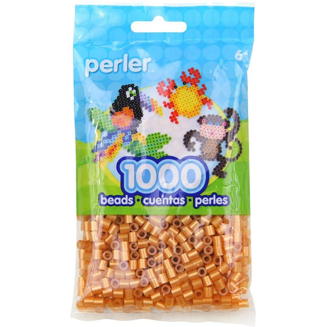 1,000pc Gold Color Perler Brand Fuse Melting Beads DIY Kids Crafts ...
