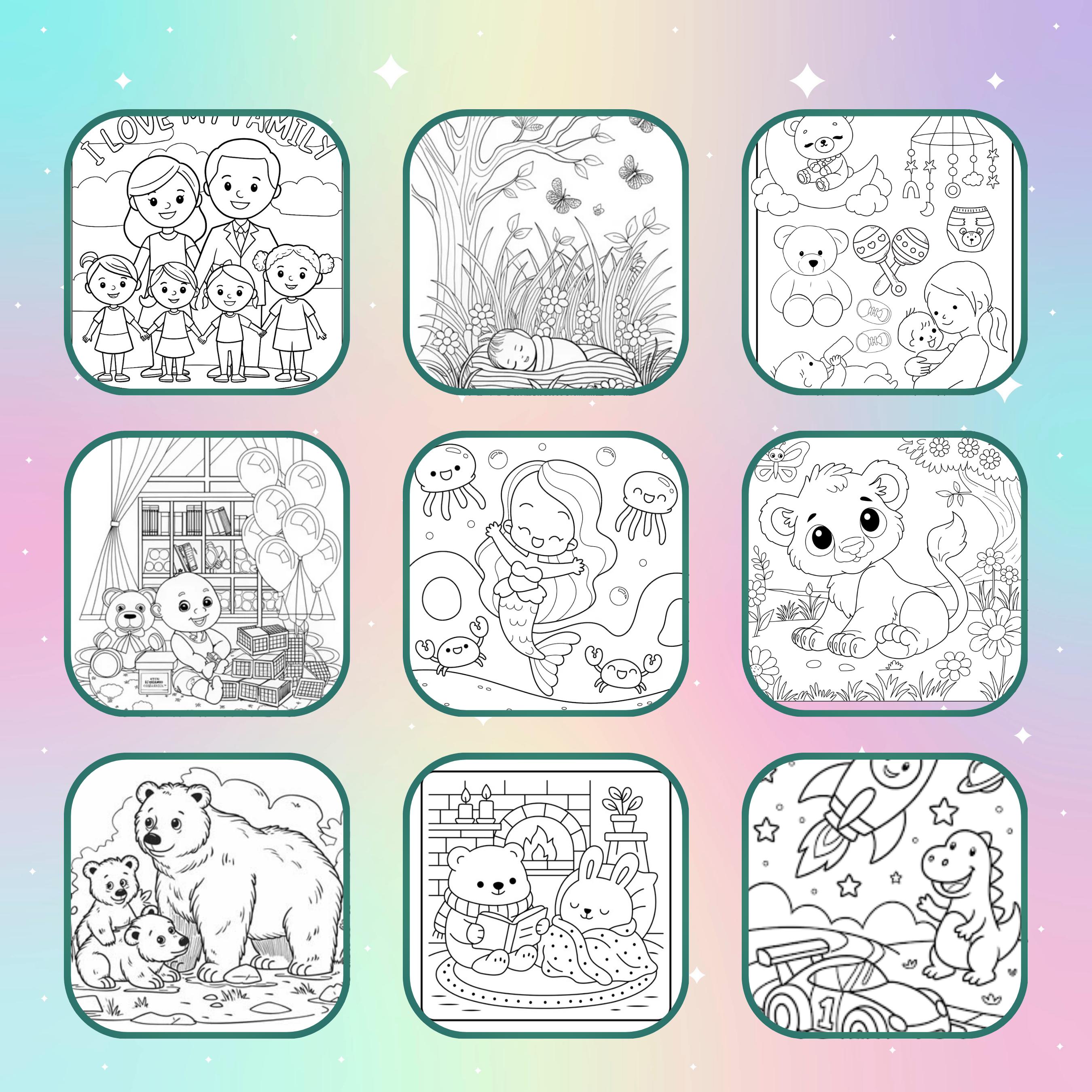 10000+ Coloring Pages Mega Bundle, PLR Printable Coloring Pages, Kids ...