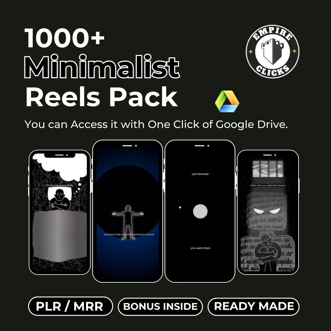 1000+ Viral Faceless Videos: Minimalist Reels for Tiktok & Instagram ...