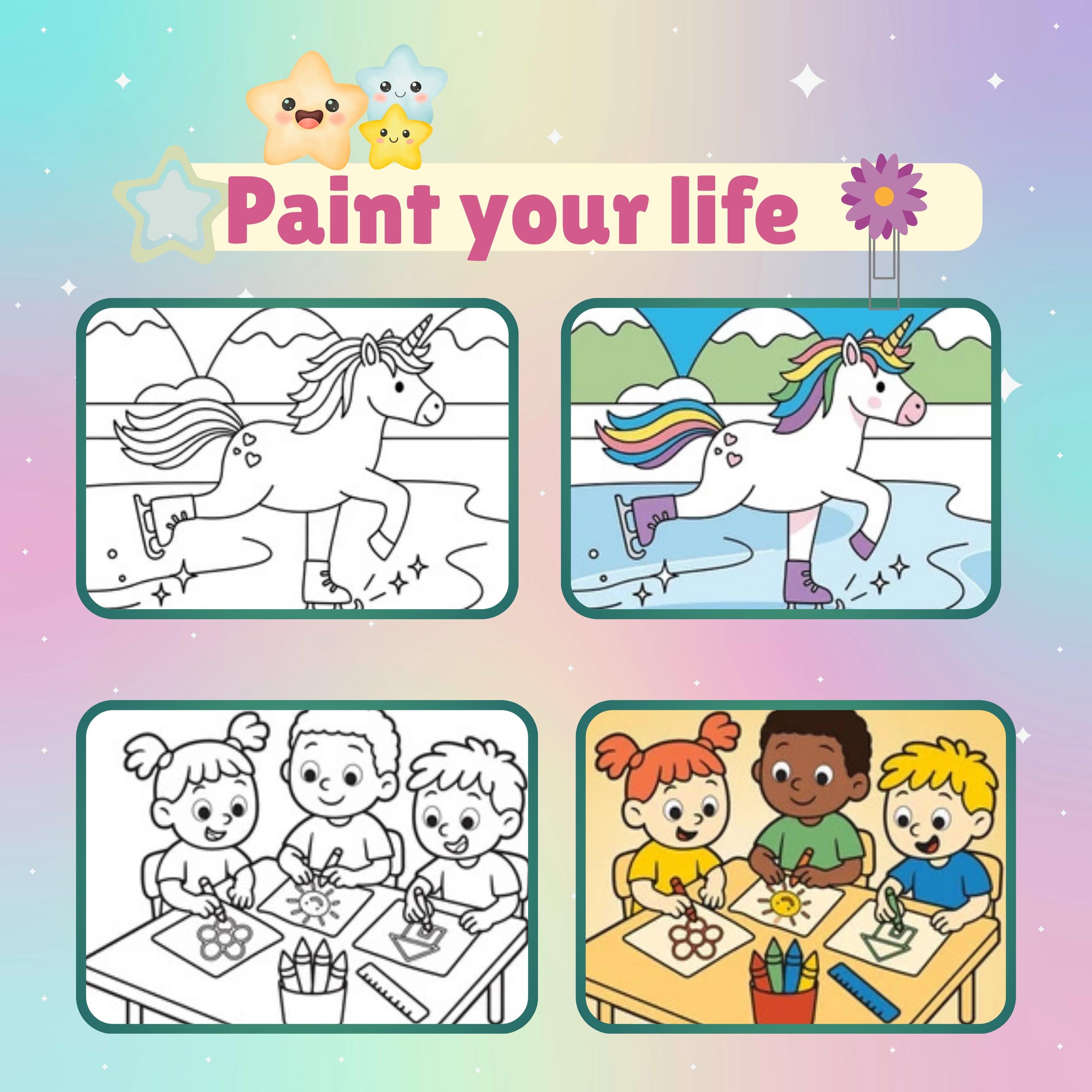 10000+ Coloring Pages Mega Bundle, PLR Printable Coloring Pages, Kids ...