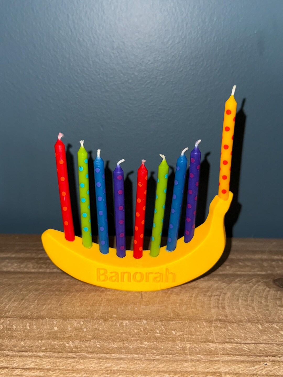 Banorah - the Banana Menorah, Hanukkah Display - Etsy