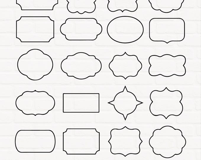 Marcos clásicos SVG, Etiqueta svg, Imágenes prediseñadas de marco ...
