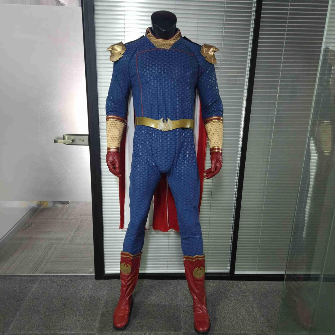 Homelander Costume Cosplay Male High Ver Halloween Suit - Etsy