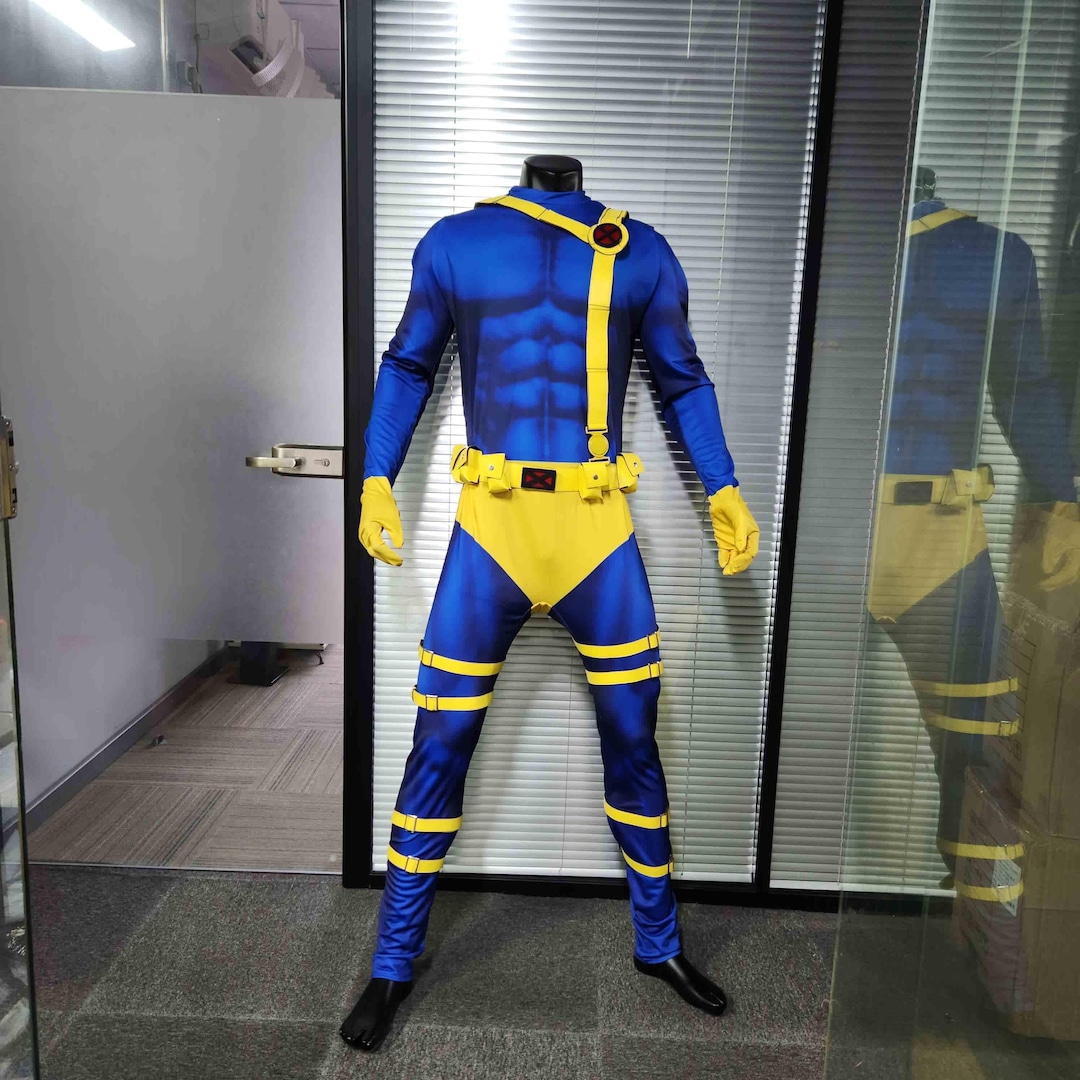 X-men Cyclops Costume Scott Summers Cosplay Male Halloween Suit - Etsy