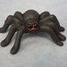 Black Spiders, Hand-painted Ceramic Spiders, Spiders With Red Eyes ...