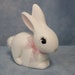 White Rabbit Ceramic Little Ceramic Bunny Hand Painted - Etsy
