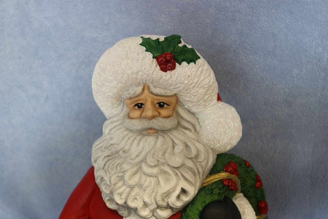 Ceramic Santa Claus Hand Painted Santa Claus Ceramic - Etsy