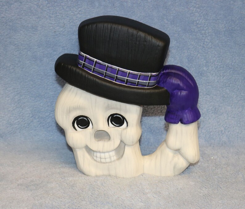 Lighted Skeleton Head Ceramic Skeleton Head Skeleton - Etsy