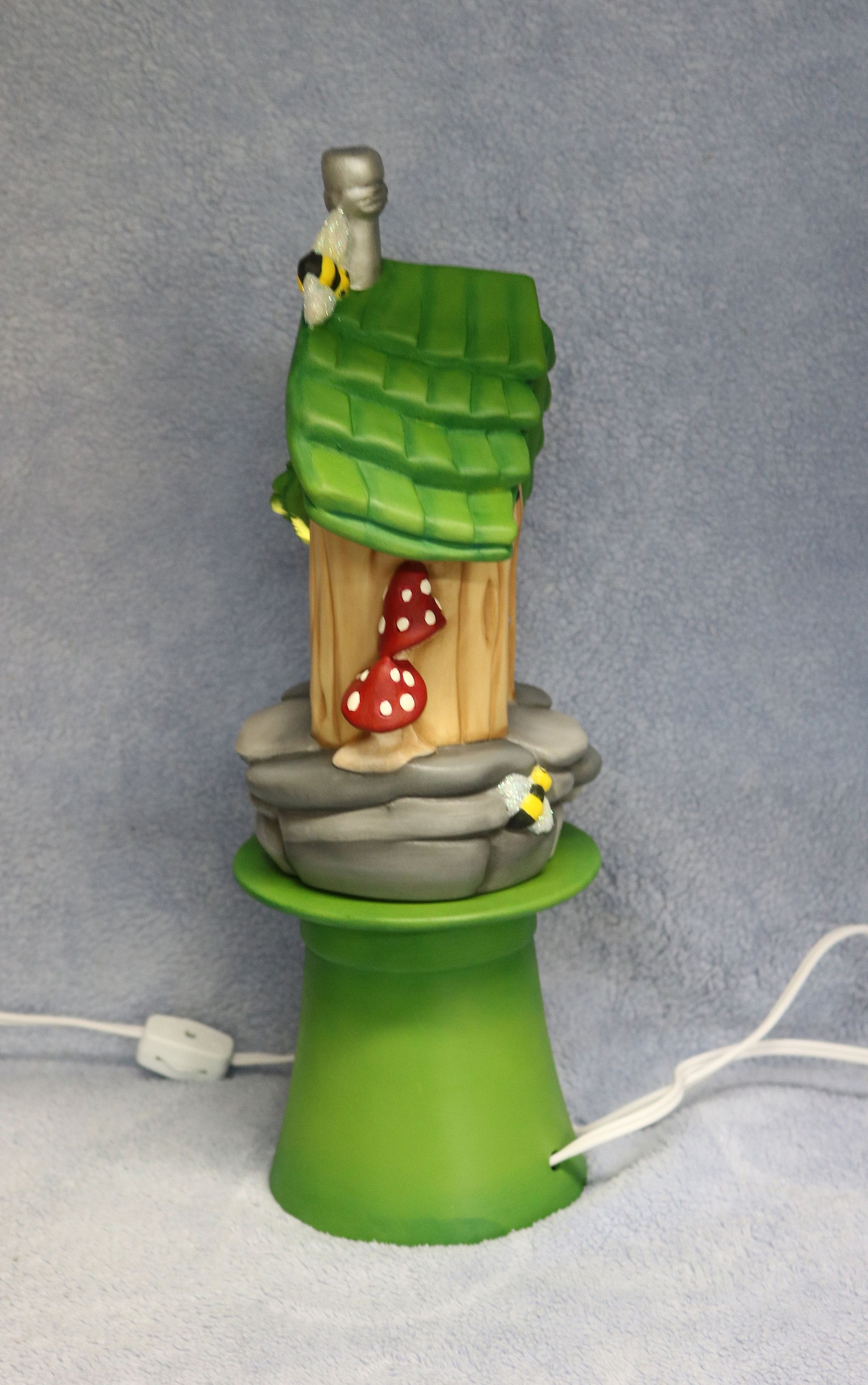 Bumble Bee House Ceramic Hand Painted Garden House Ceramic - Etsy