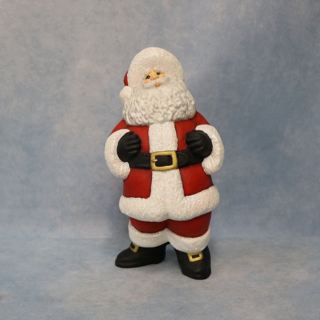 Traditional Santa Claus Ceramic, Christmas Santa, Keepsake Santa Gift ...