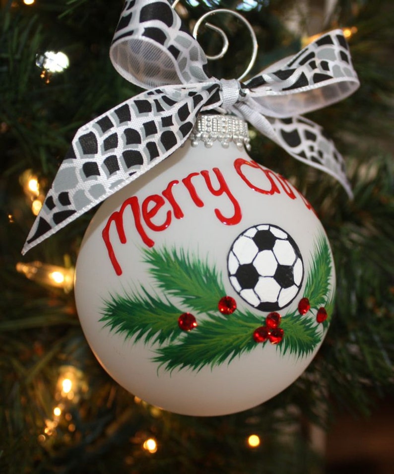 Personalized Soccer Ornament soccer custom sports ornament | Etsy