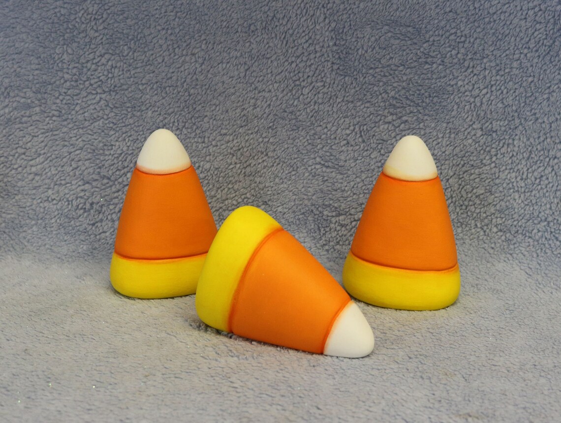 Hand-painted Ceramic Candy Corn: Halloween Decoration - Etsy