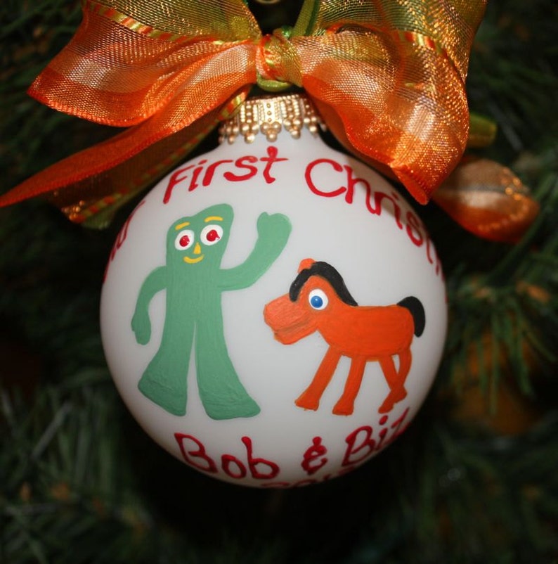 Gumby & Pokey Ornament Custom Character Ornament - Etsy