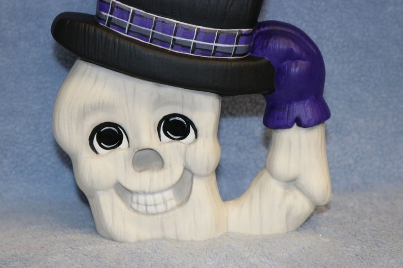 Lighted Skeleton Head Ceramic Skeleton Head Skeleton - Etsy