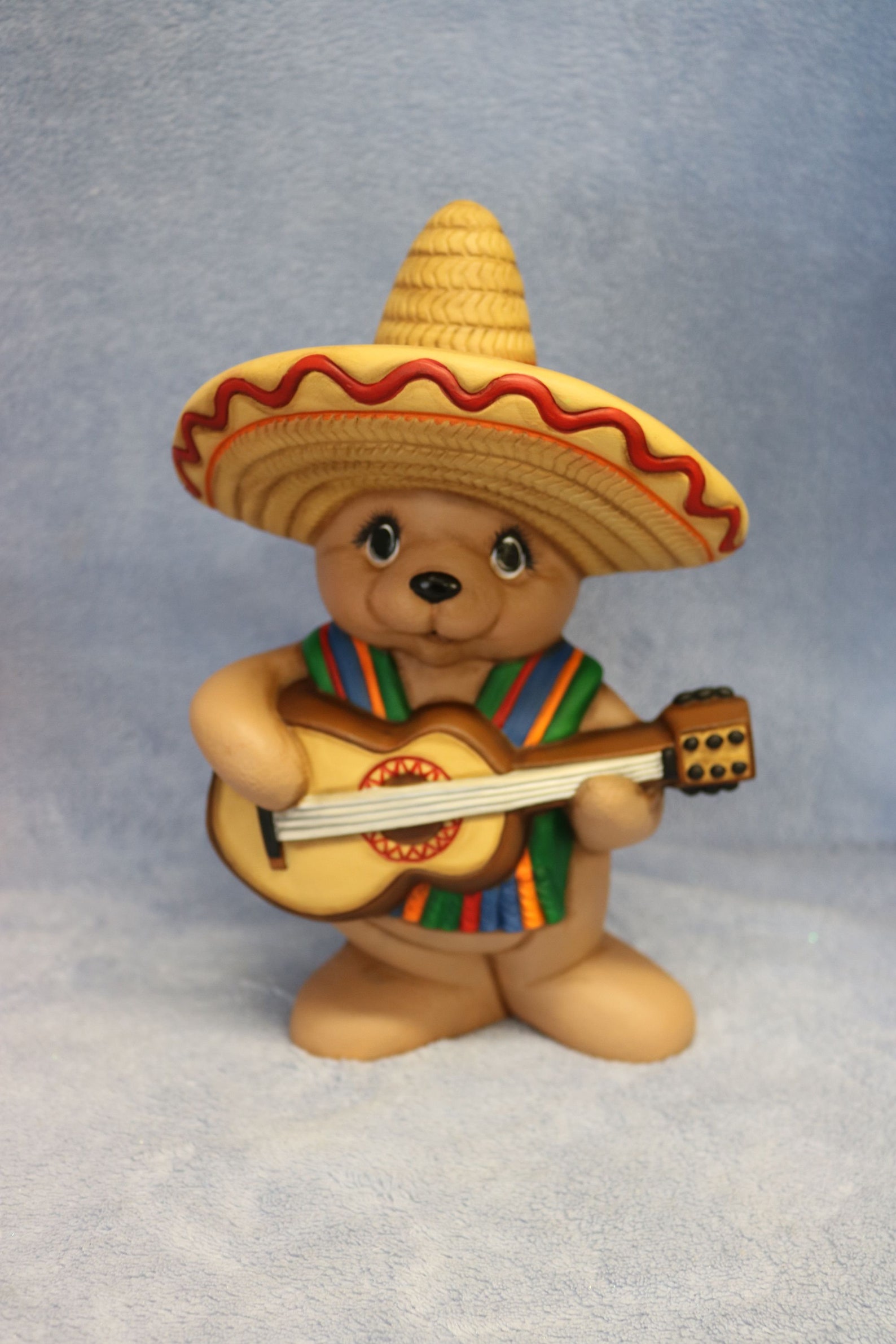 Hispanic Bear Set Ceramic Bear Set Hand-painted Mexican | Etsy