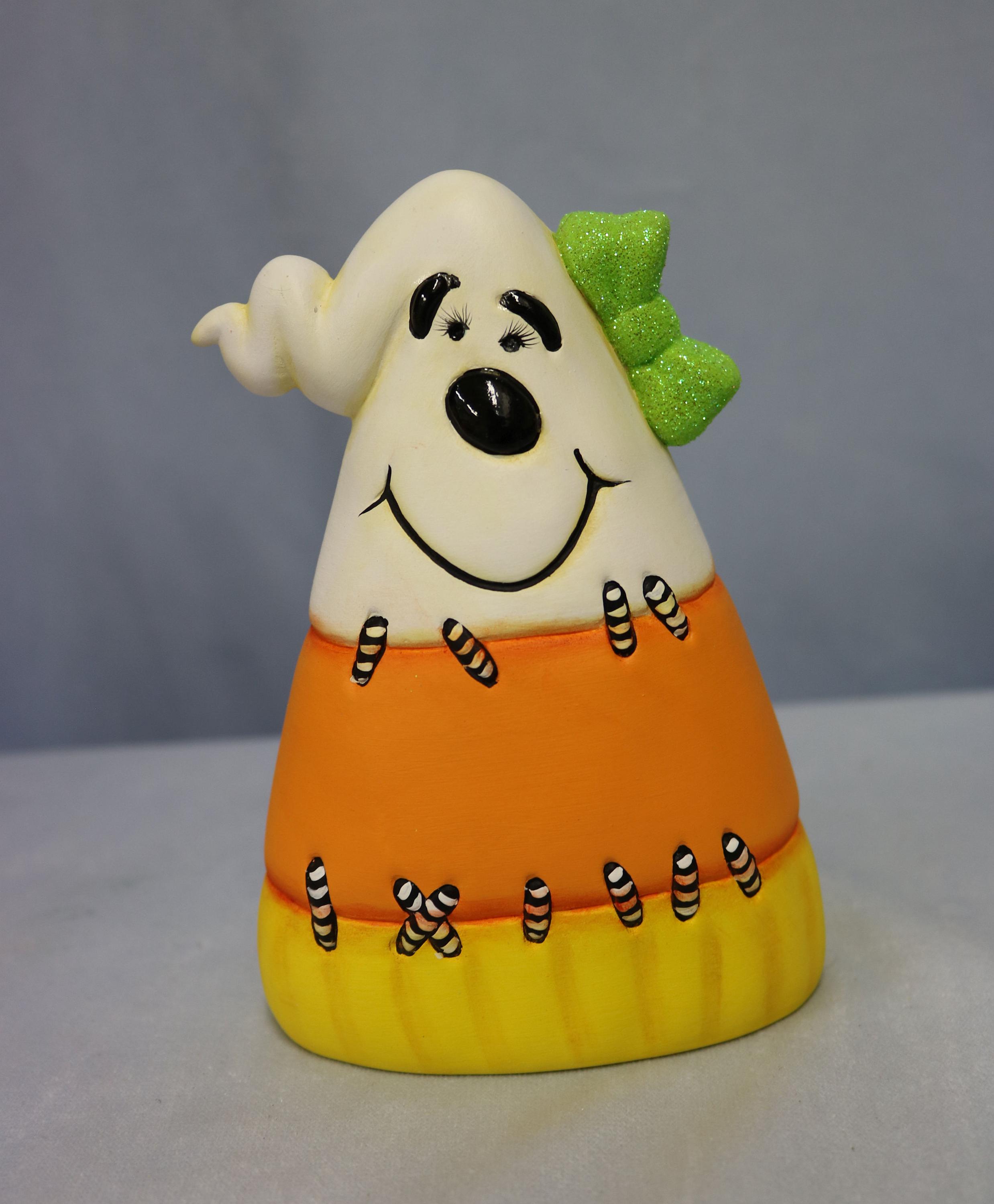 Hand-painted Ceramic Candy Corn With Faces: Halloween Decor - Etsy
