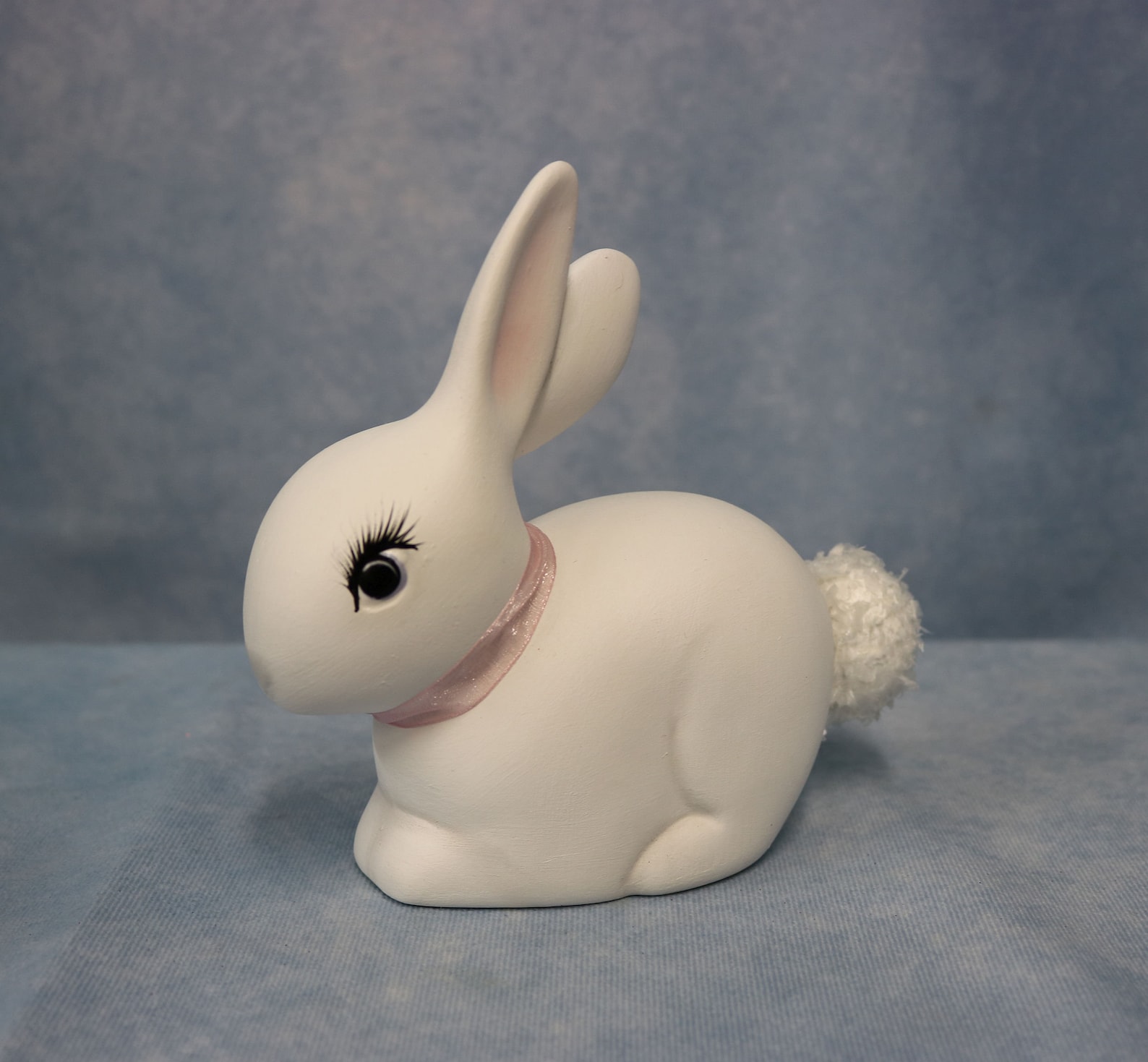 White Rabbit Ceramic Little Ceramic Bunny Hand Painted - Etsy