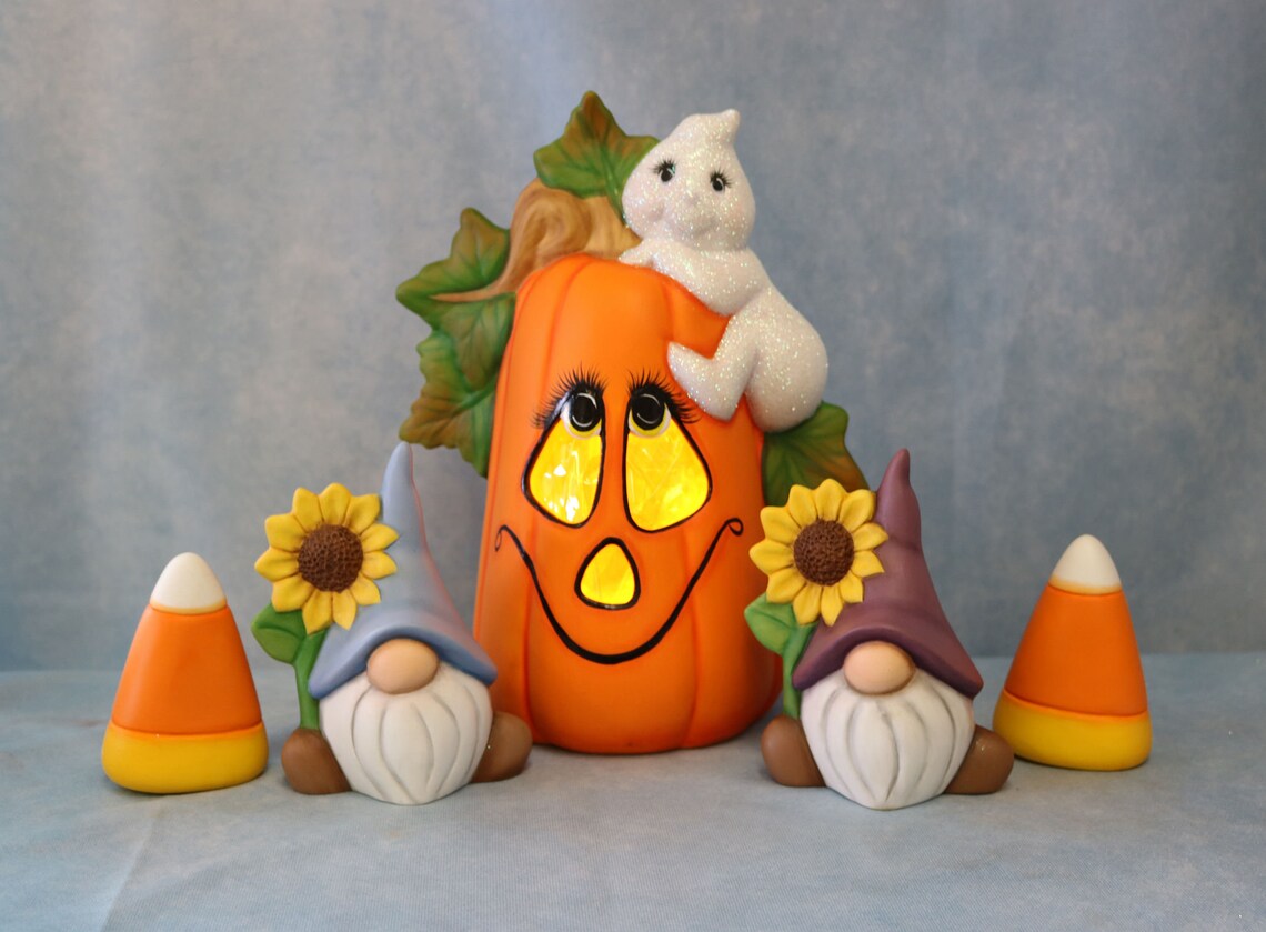 Hand-painted Ceramic Candy Corn: Halloween Decoration - Etsy