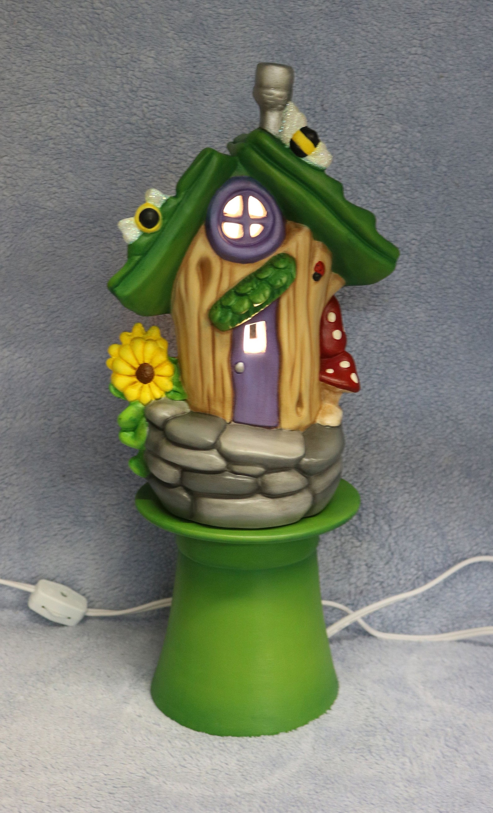Bumble Bee House Ceramic Hand Painted Garden House Ceramic - Etsy