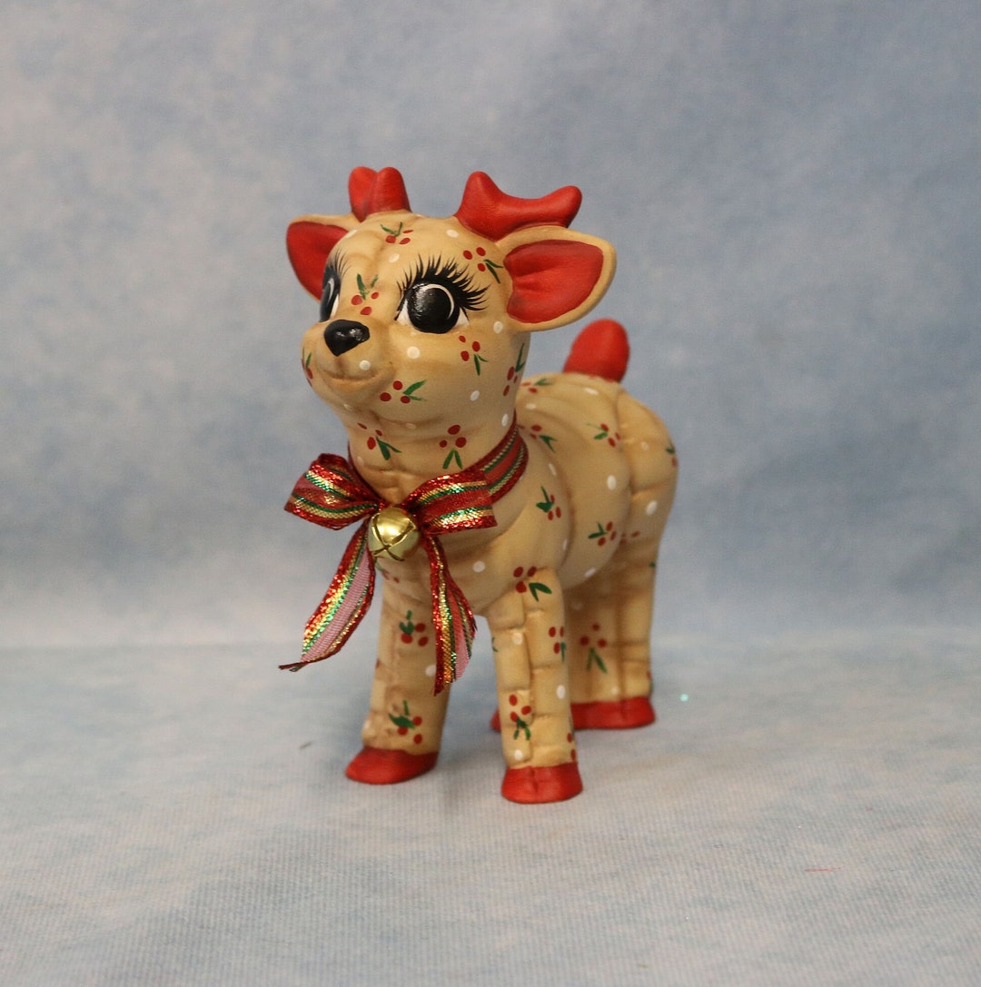 Keepsake Christmas Baby Reindeer, Ceramic Deer, Standing Baby Deer ...