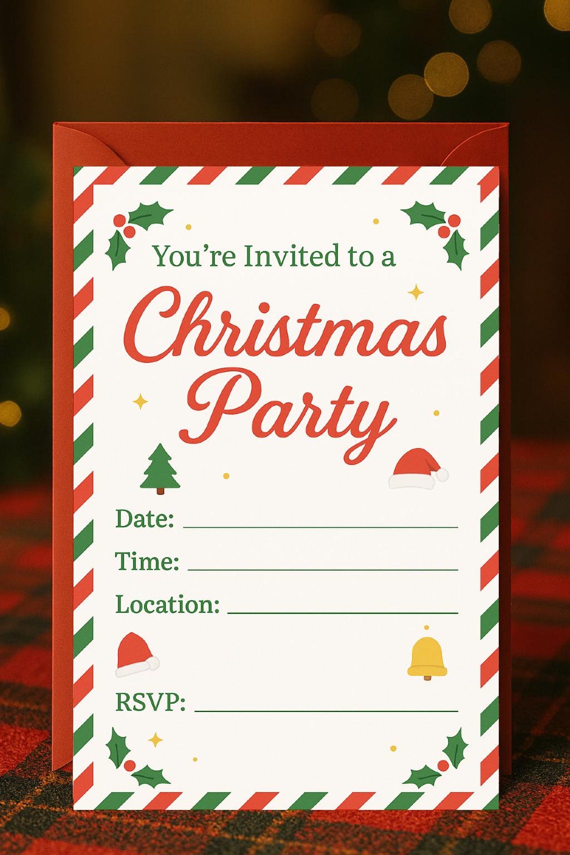 Christmas Party Printable Bundle: Games, Invitations, Decor (digital ...