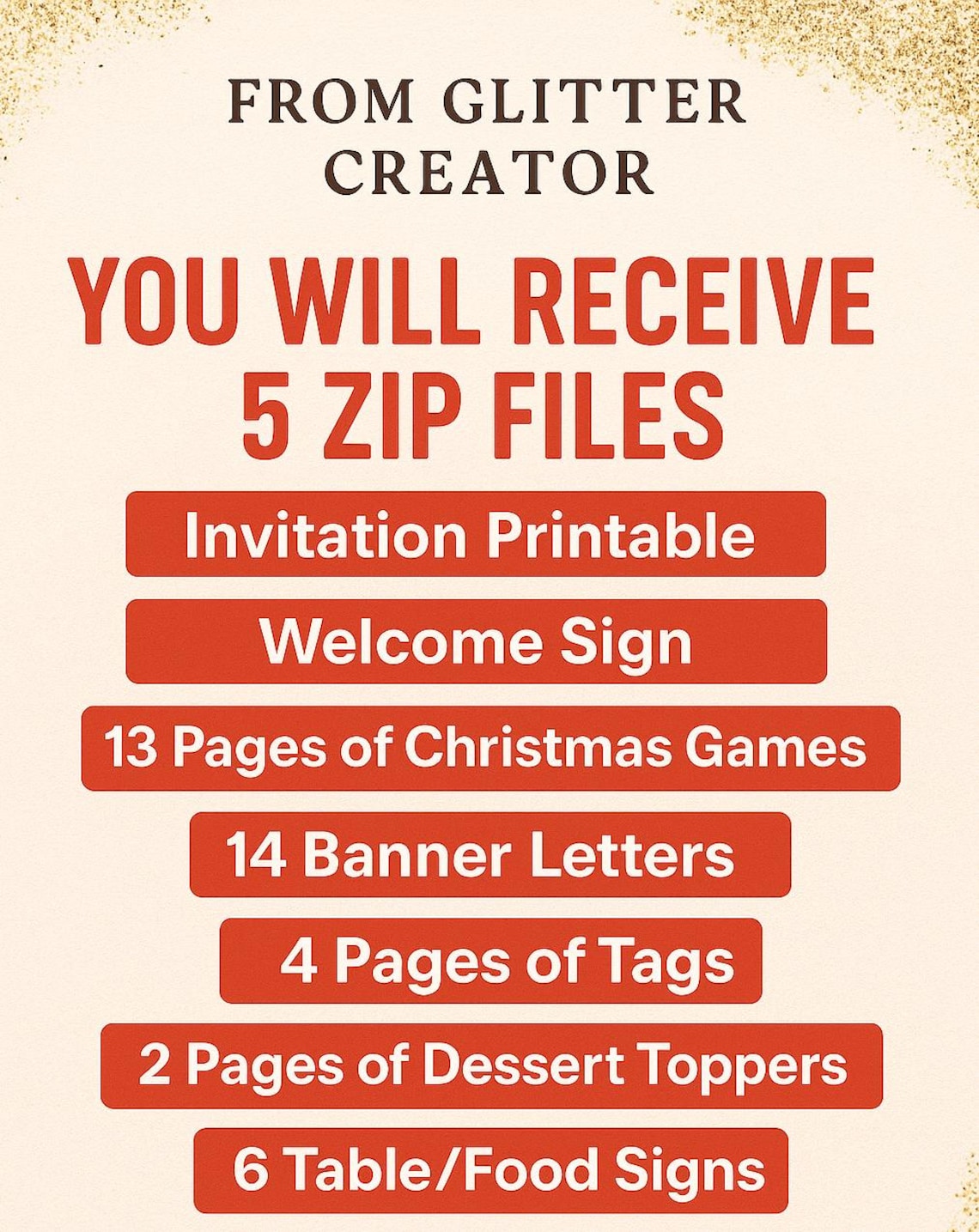 Christmas Party Printable Bundle: Games, Invitations, Decor (digital ...