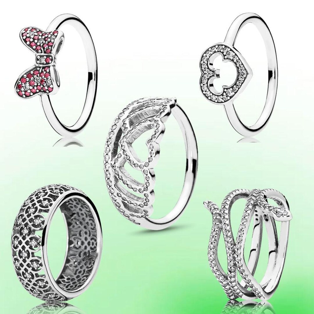 S925 Sterling Silver Fashion Pandora Jewelry Silver Ring - Etsy