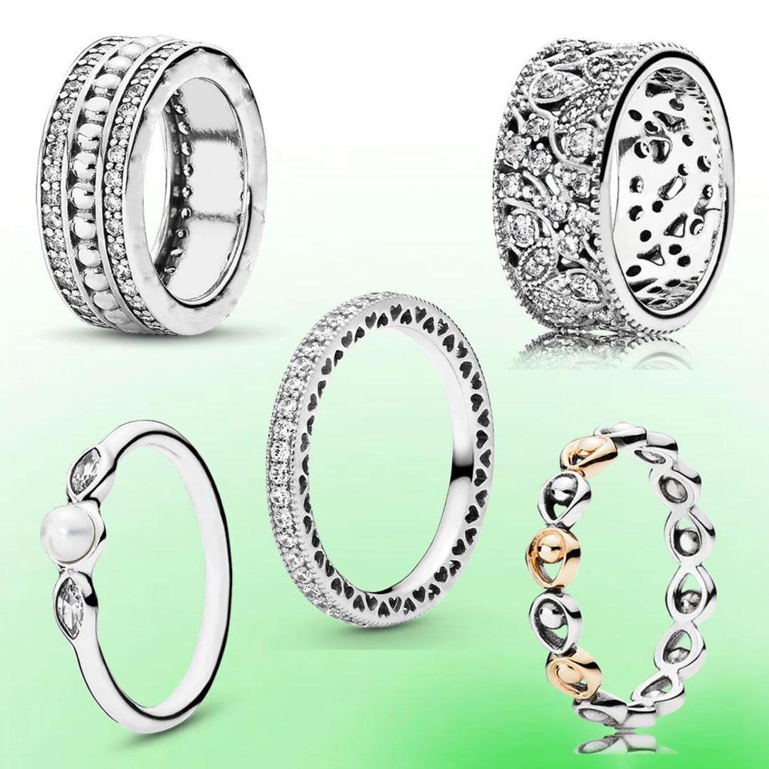 S925 Sterling Silver Fashion Pandora Jewelry Silver Ring - Etsy