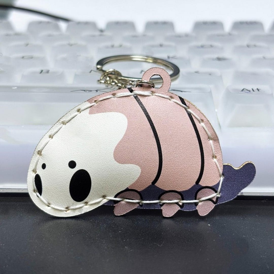 Hollow Knight Silksong Tram Bug Leather Keychain, Handmade Game ...