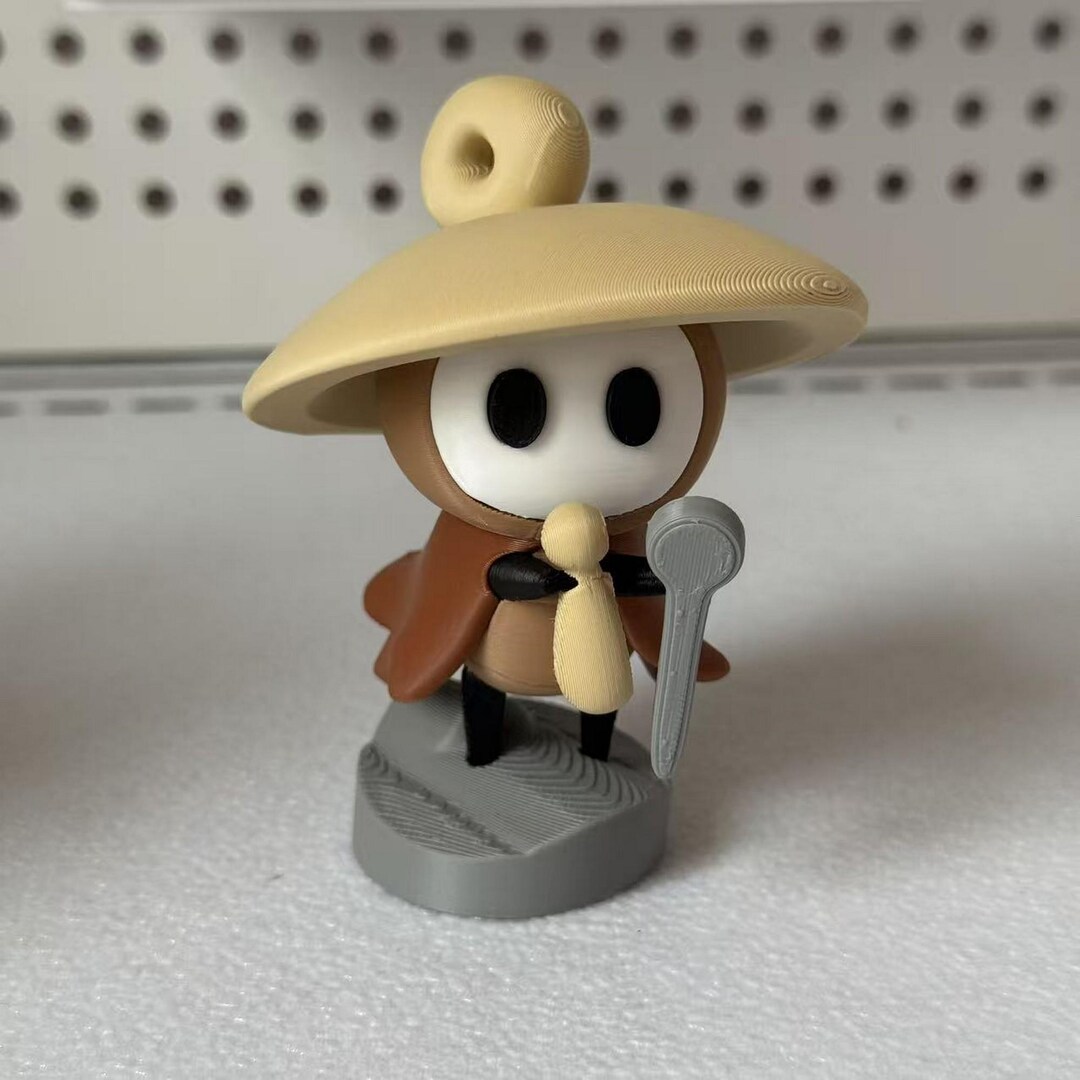 Handmade 3D Printed Sheo Figure Brown Cloak Version, Hollow Knight ...