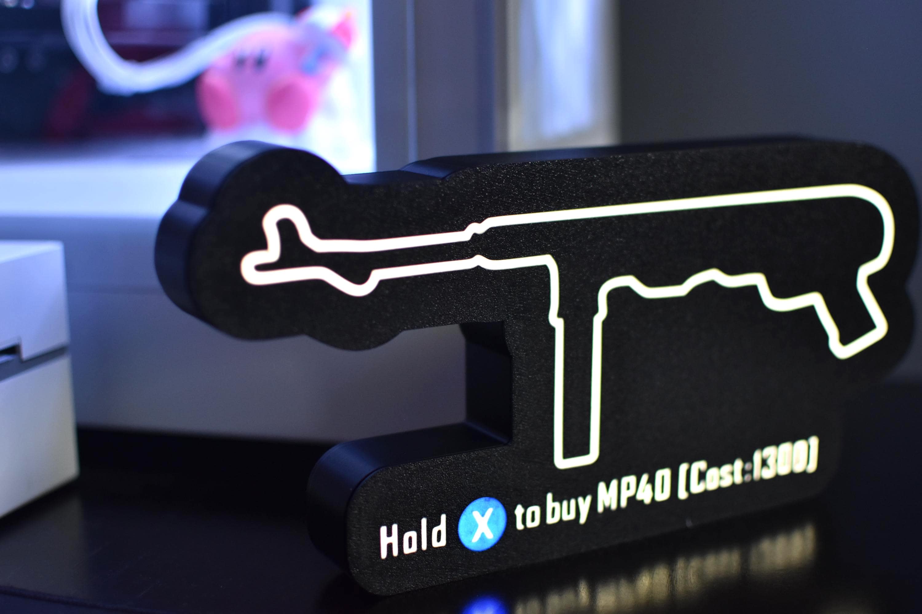 MP40 Wall Buy LED Light – 3D Printed Gamer Room Sign - Etsy