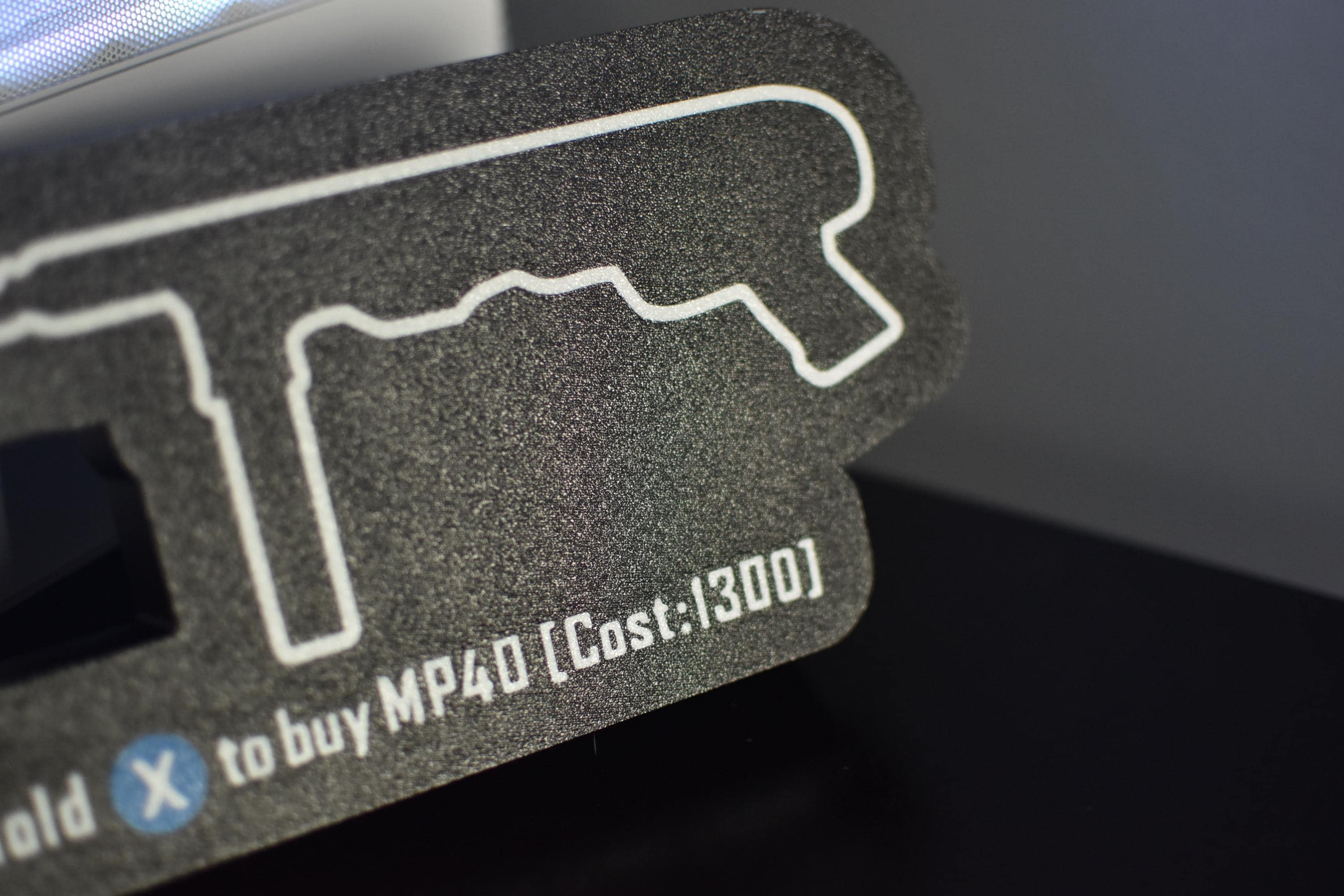 MP40 Wall Buy LED Light – 3D Printed Gamer Room Sign - Etsy