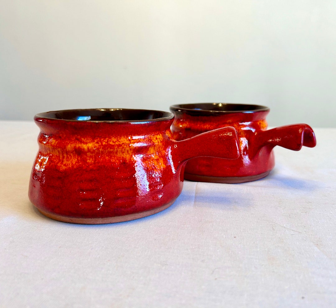 Genin Trudeau Chanteclair Pottery Soup Bowls Set of 2 - Etsy