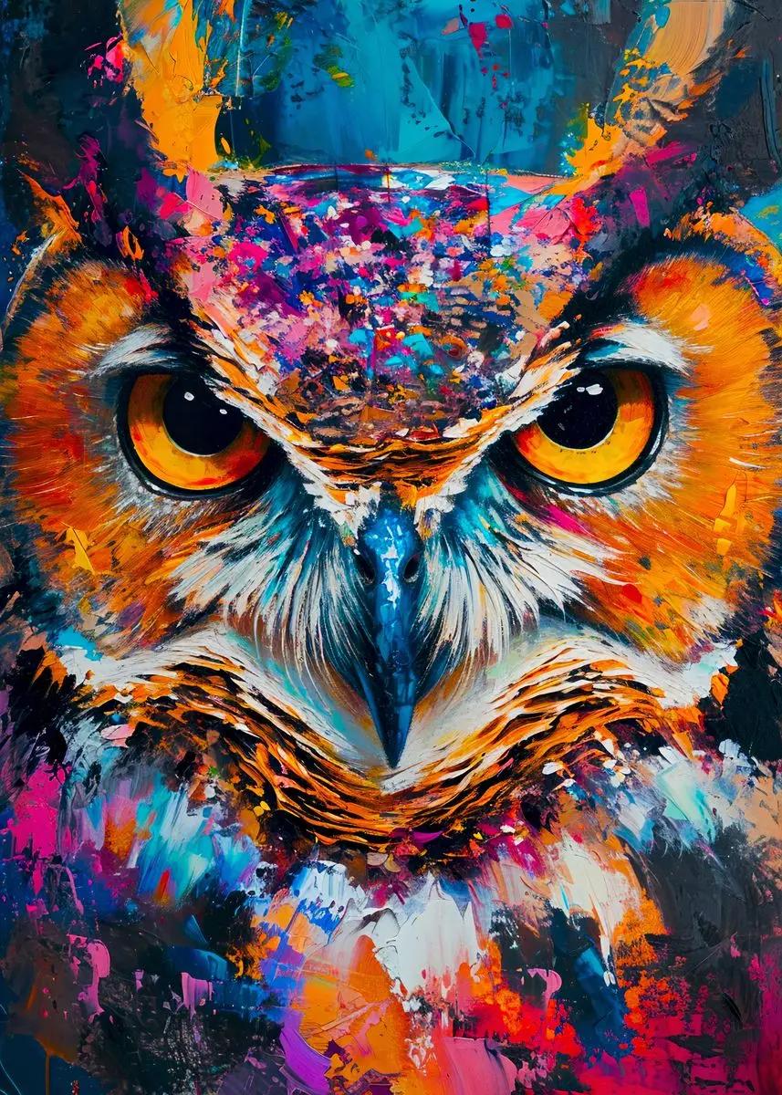 Abstract Multicolour Animals Art Canvas Prints - Etsy