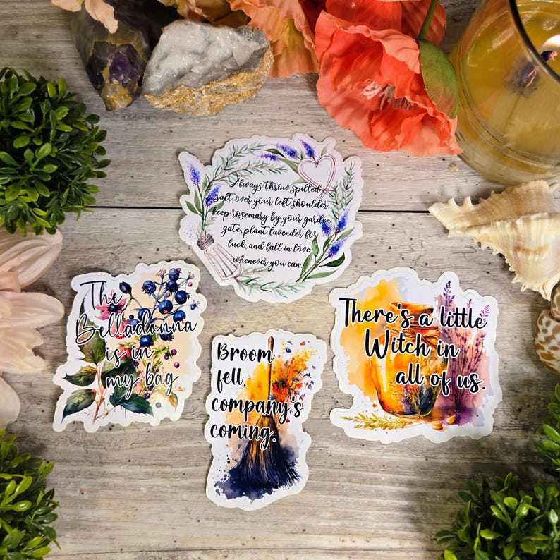 Practical Magic Vinyl Sticker: Broom Fell - Etsy