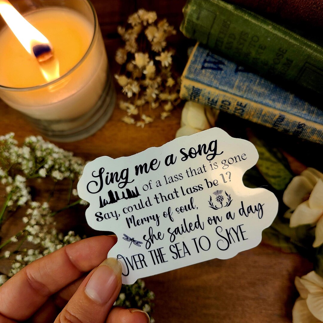Outlander Sing Me A Song Vinyl Decal Sticker: Sassenach - Etsy