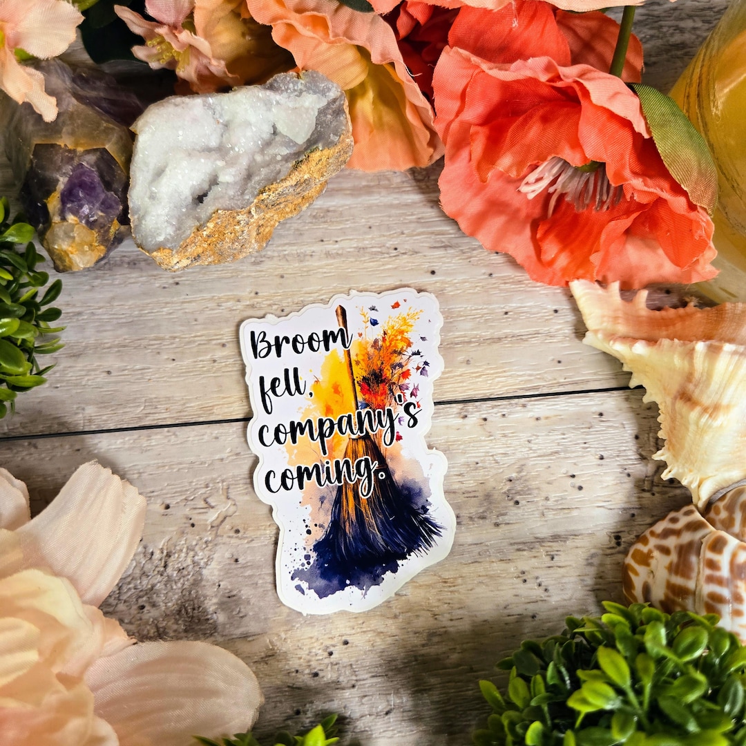 Practical Magic Vinyl Sticker: Broom Fell - Etsy