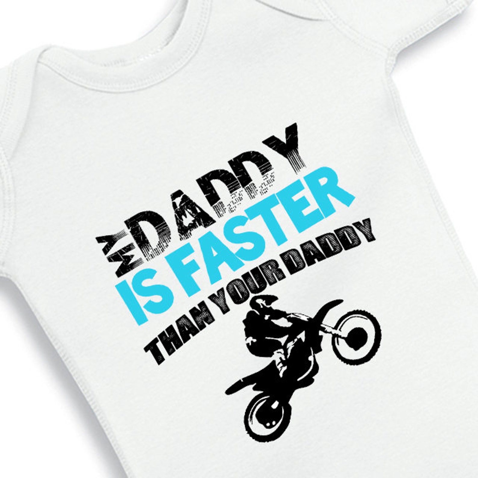 My Daddy is Faster Than Your Daddy Baby Bodysuit for Boys or | Etsy