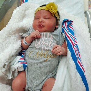 HELLO World I'm Personalized Baby Bodysuit - Etsy