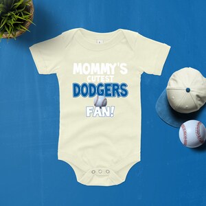 Mommy's Cutest Dodgers Fan Baby Bodysuit - Etsy