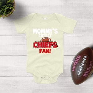 Mommys Cuttest Chiefs Fan Baby Bodysuit - Etsy