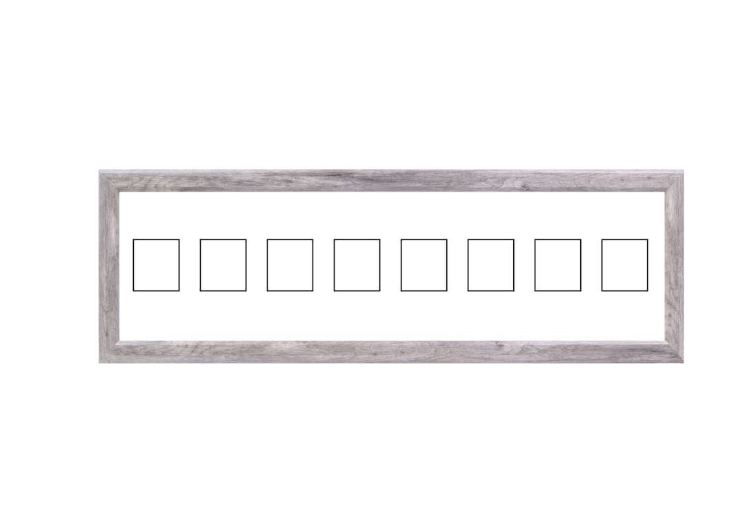 2x2, 2x3, 3x3, 4x4 or 5x5 Opening Driftwood Frame With 3 4 5 6 7 8 9 10 ...