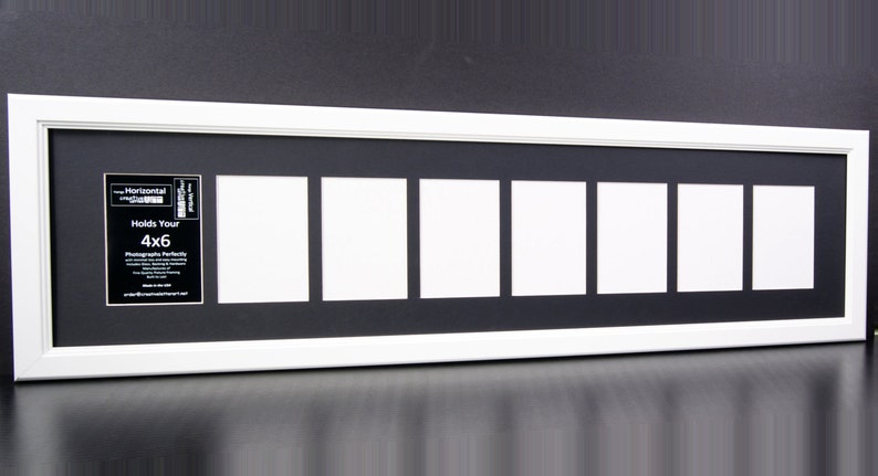 Multi 6 Opening Picture Frame With Mat to Hold 4x6 Photographs for Your ...