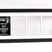 Collage Picture Frame Mat Windows Fit Multiple 5x7 Photos in Foxy Cove ...
