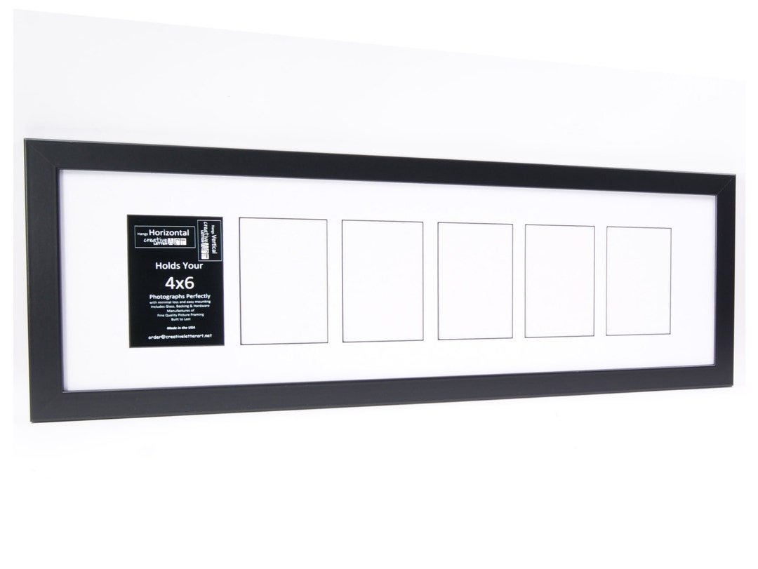 Multi 6 Opening Picture Frame With Mat to Hold 4x6 Photographs for Your ...