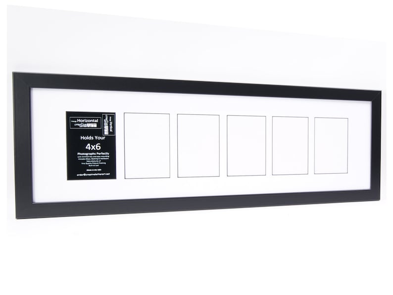 Multi 6 Opening Picture Frame With Mat to Hold 4x6 Photographs for Your ...