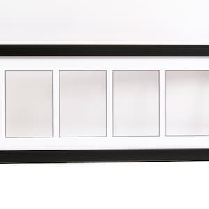 5x7 Multiple 3 4 5 6 7 8 9 10 Opening Black Picture Frame With Matting ...