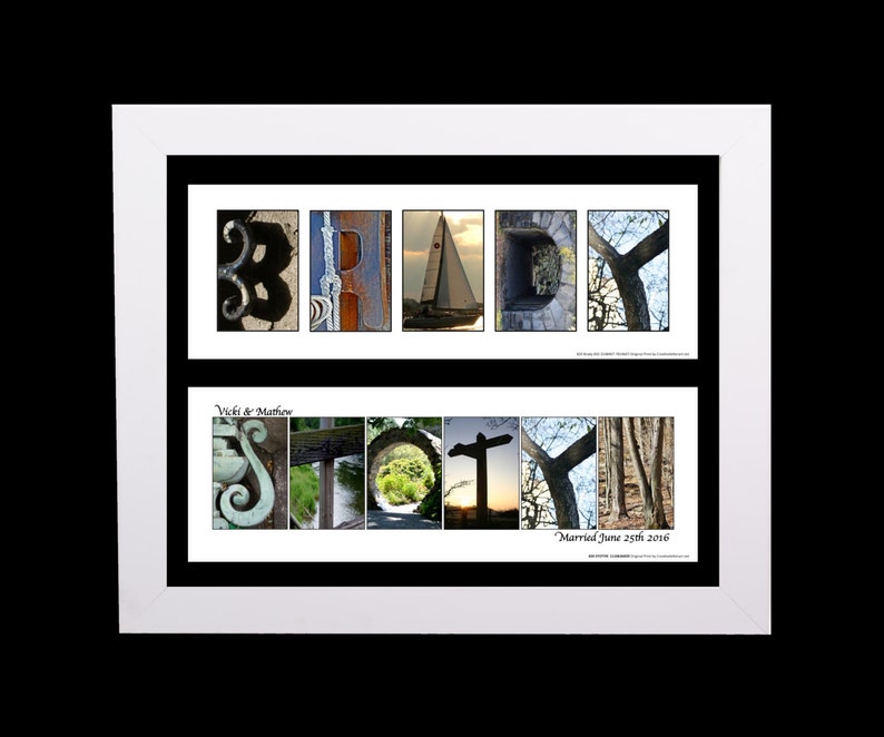Double Name 16 by 20-inch Picture Frame W/ Architectural - Etsy