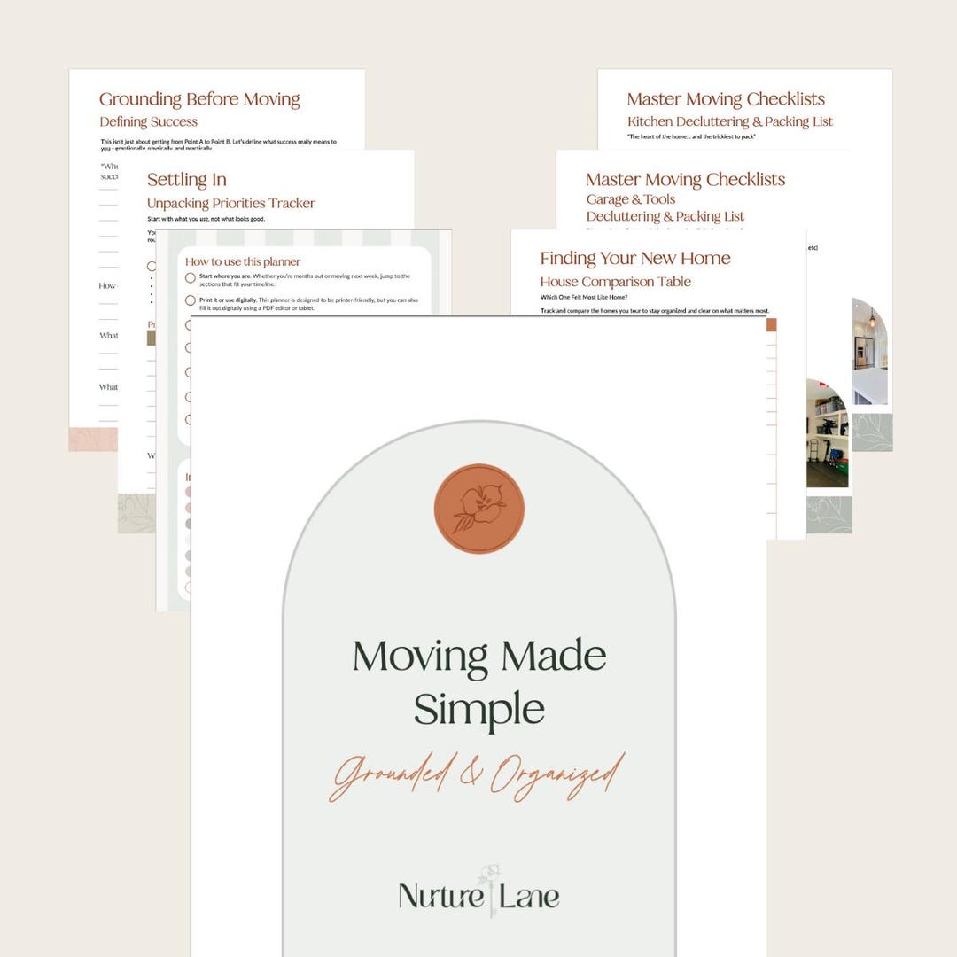 Moving Made Simple – Printable Moving Planner With Checklists, Labels ...