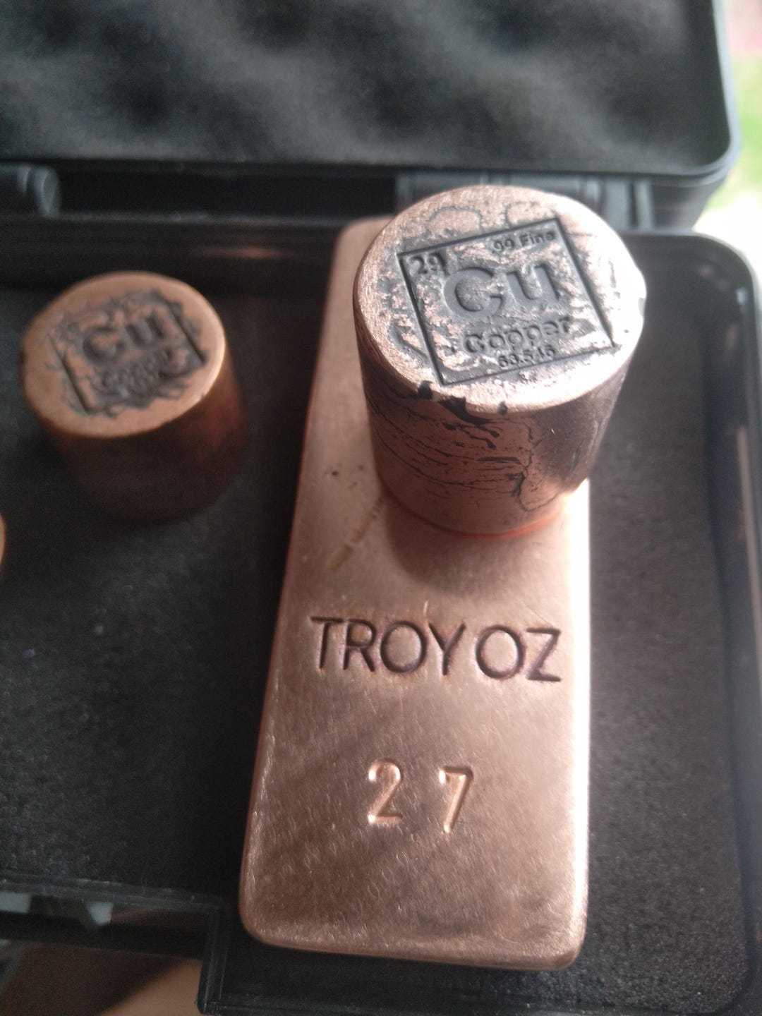 Hand Poured Solid Copper Cylinder; Polished - .99 Fine Copper - Healing ...